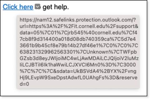 Microsoft Safe Links Will Soon Provide More Protection Against Malicious Links | IT@Cornell